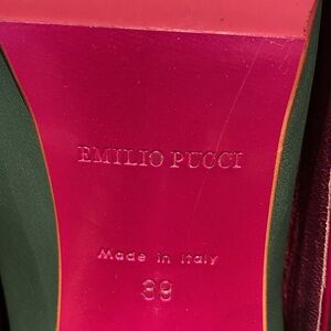 Emilio Pucci | Shoes | Emilio Pucci Made In Italy Stunning Leather ...